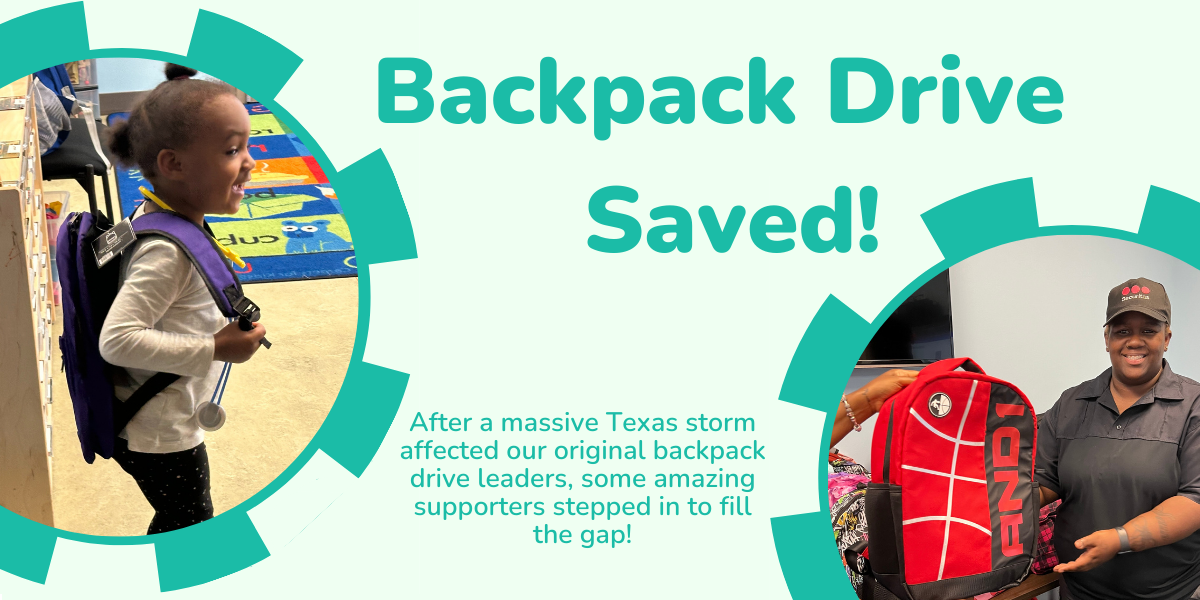 Backpack Drive Saved! - Atlanta Children's Day Shelter